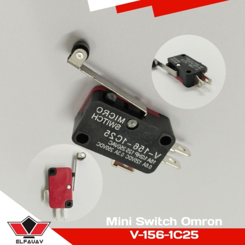 Jual MINI SWITCH OMRON V-156-1C25 SAKLAR MICRO MINIATURE TUAS GAGANG RODA | Shopee Indonesia