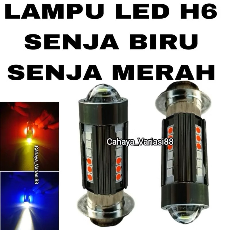Jual Lampu Utama H6 Laser Alien Model Luminos Bohlam Led H6 Laser 2 ...