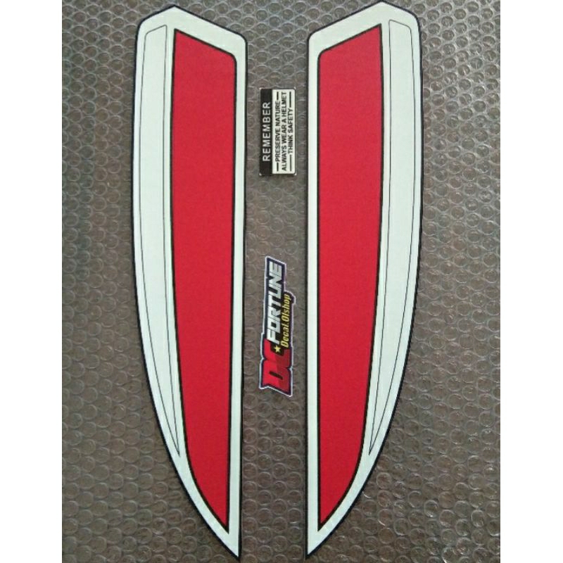 Jual striping cb 125 merah versi brazil stiker polet tengki cb 125 ...