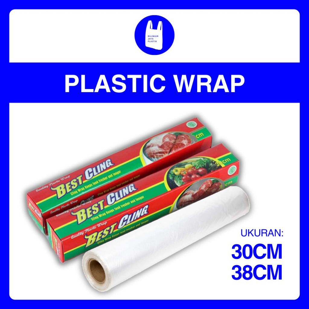 Jual [1 ROLL] Plastic Wrap Best Cling Ukuran 30cm 38cm | Shopee Indonesia