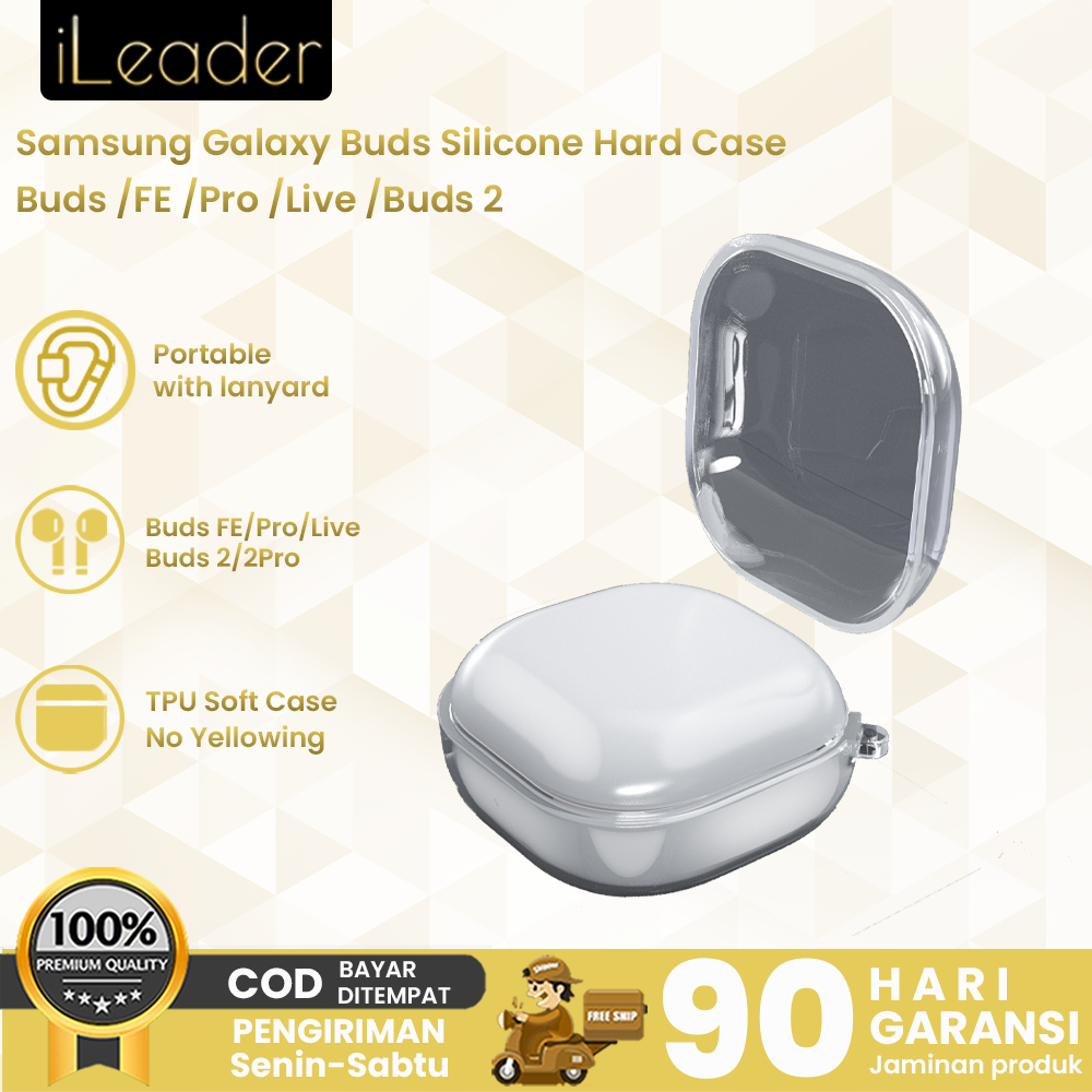 Jual iLeader Samsung Buds Clear TPU Soft Case for Samsung Galaxy Buds ...