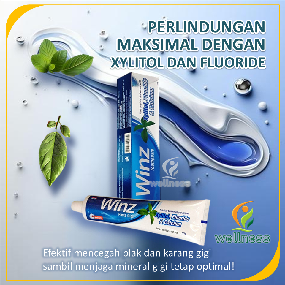 Jual Winz Tooth Paste Pasta Gigi Xylitol & Fluoride Gigi Sensitif ...