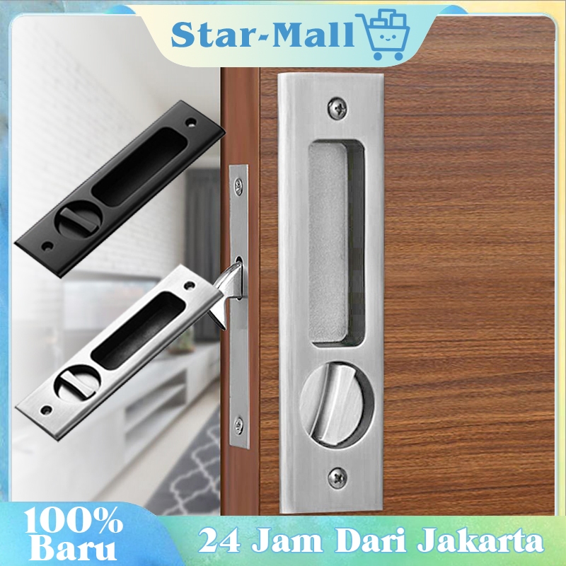 Jual Handle Kunci Pintu Sliding Set Paduan Seng Handle Pintu Geser ...