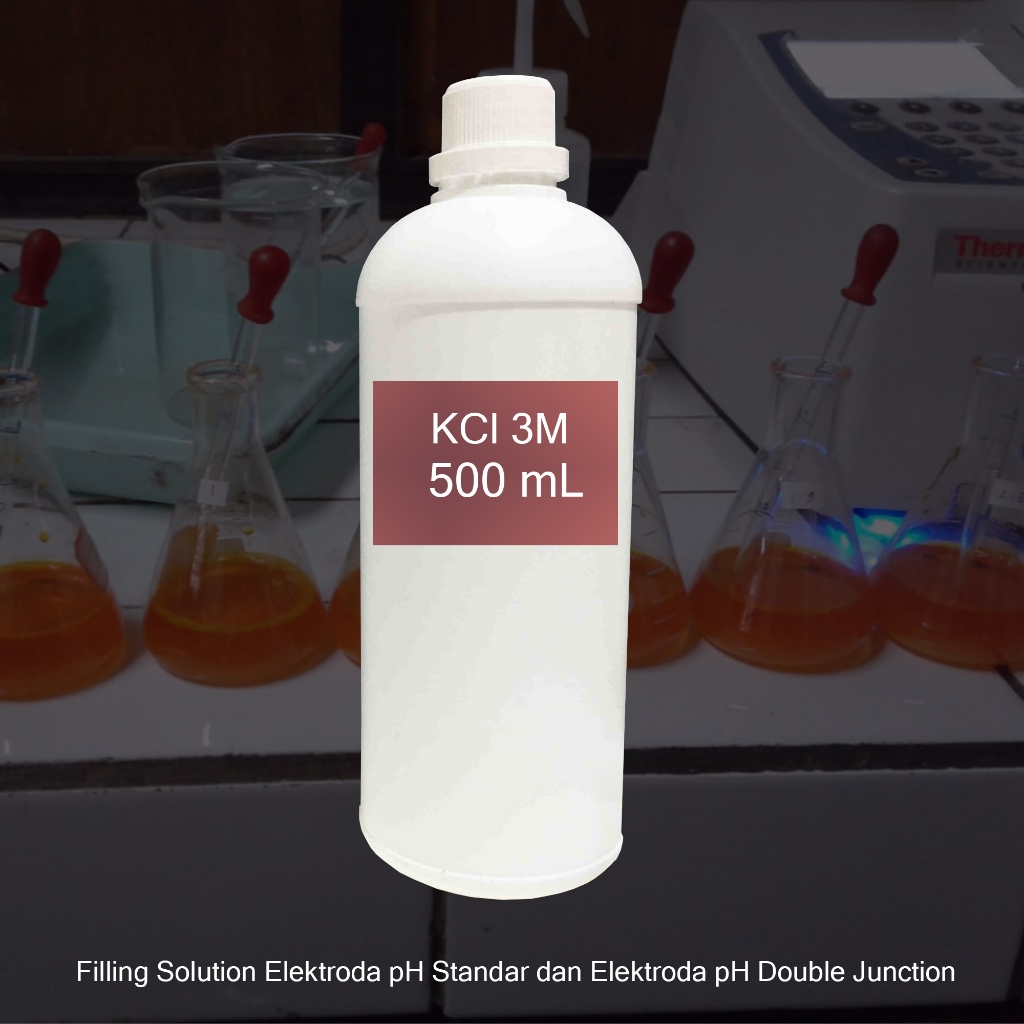 Jual Filling Solution KCl 3M untuk Elektroda pH Standar & Double Junction – Akurat & Stabil ...