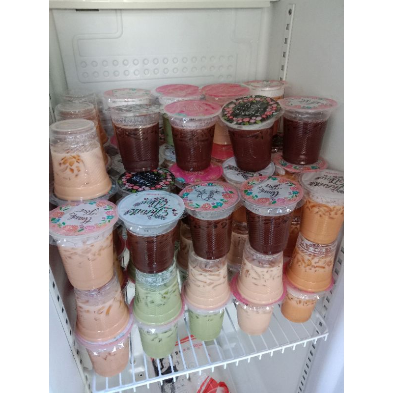 Jual bahan baku pembuatan minuman teh Thai tea jelly untuk 50 cup ...