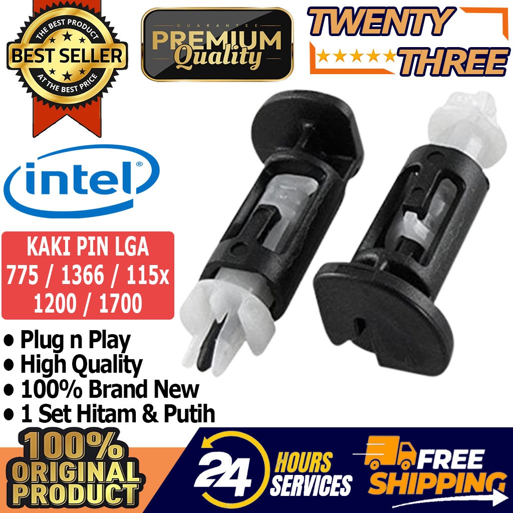 Jual Kaki Pin Fan Processor LGA 775 1200 1700 1366 1150 1151 1155 1156 ...