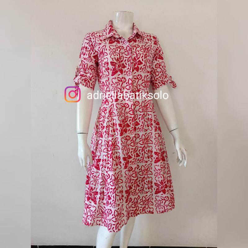 Jual Dress Merah putih MP | Shopee Indonesia