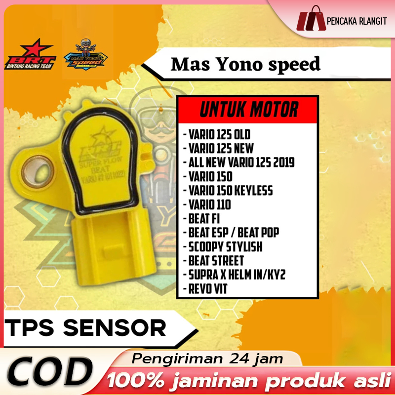 Jual TPS SENSOR BRT SEMUA MOTOR PCX NMAX SONIC CBR150 CB150R SUPRA ...