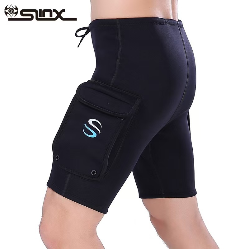 Jual 3mm Neoprene Wetsuit Tech Shorts Snorkeling Scuba Diving Equipment ...