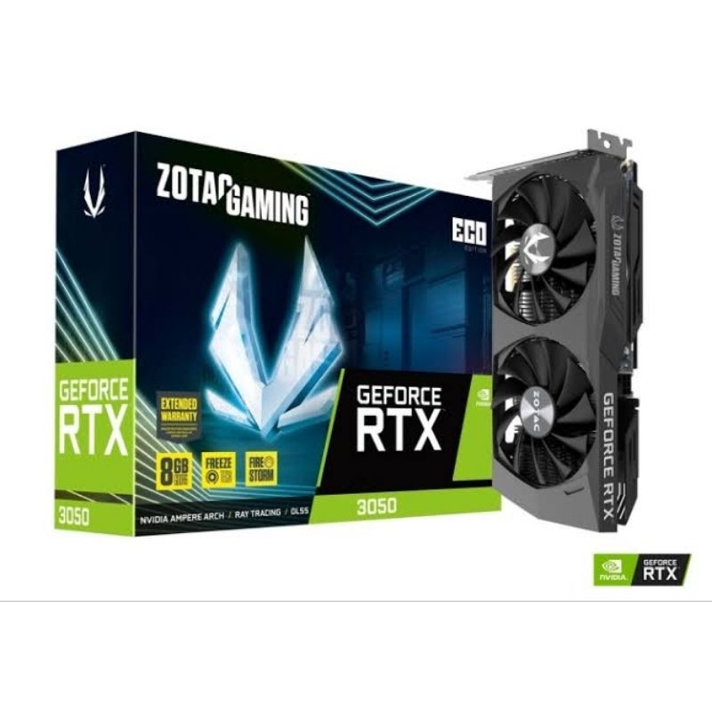 Jual VGA card ZOTAC GAMING GAFORCE RTX 3050 solo 8GB | Shopee Indonesia