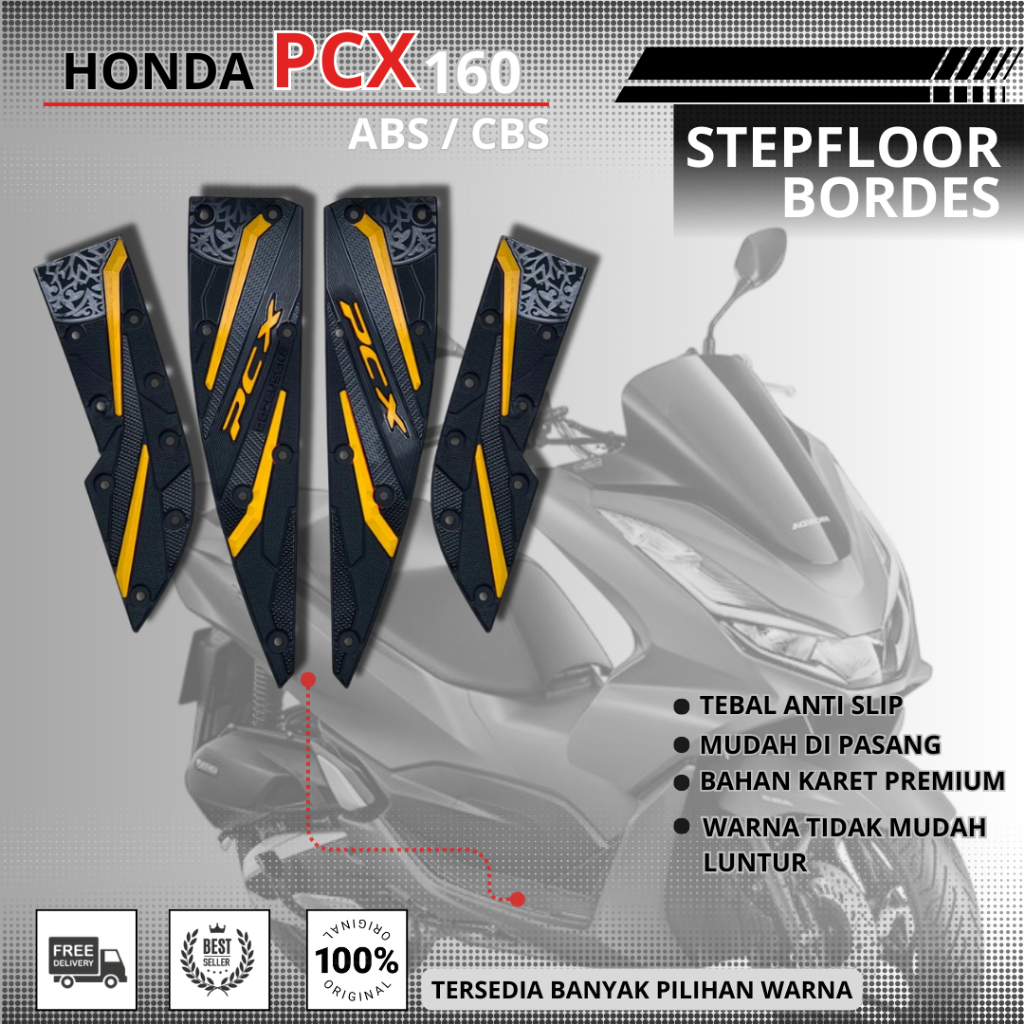 Jual Karpet Step Floor PCX 160 / Karpet Mie PCX 160 / Bordes PCX 160 ...