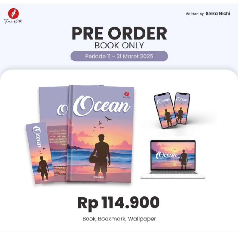 Jual Buku Novel Ocean by Seika_Nichi (PO) | Shopee Indonesia