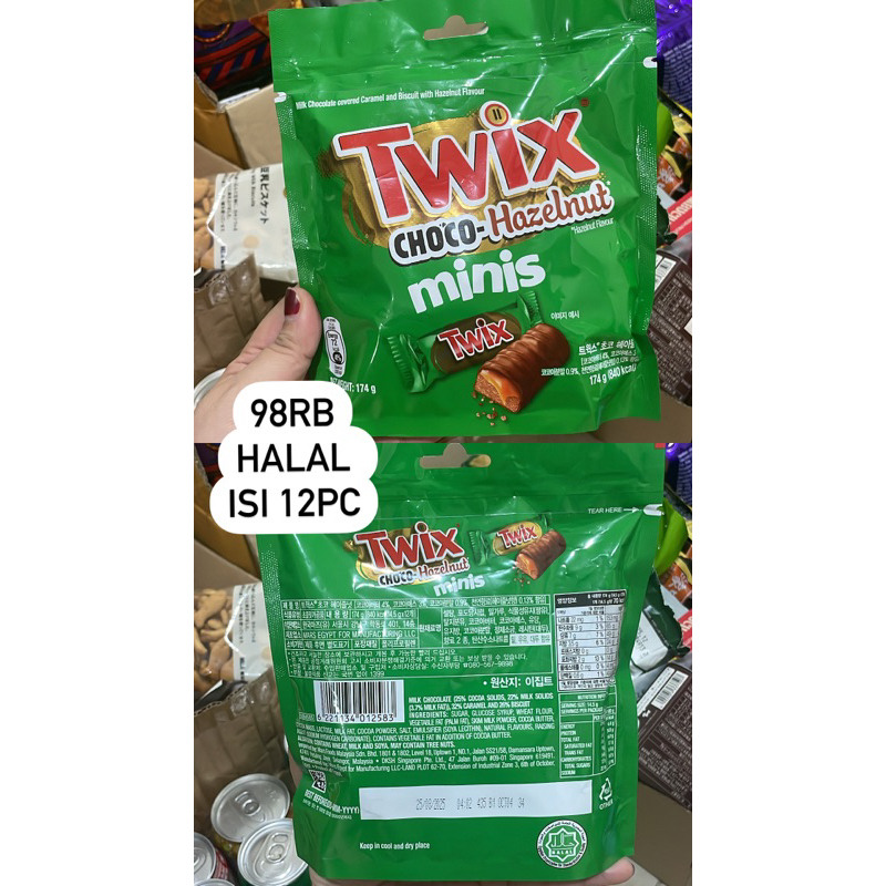 Jual TWIX CHOCO HAZELNUT MINIS CHOCOLATE HALAL | Shopee Indonesia