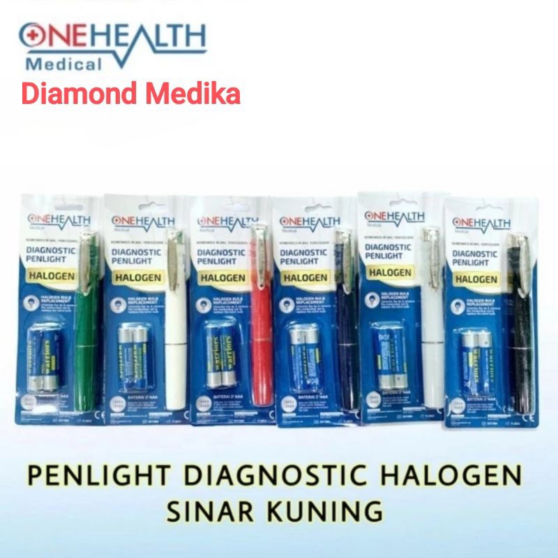 Jual Penlight Diagnostic HALOGEN Sinar Kuning Standard Medis | Shopee ...