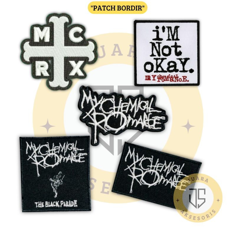 Jual Patch Emblem Band MCR Logo Badge Bordir Aksesoris Patch Bordir ...