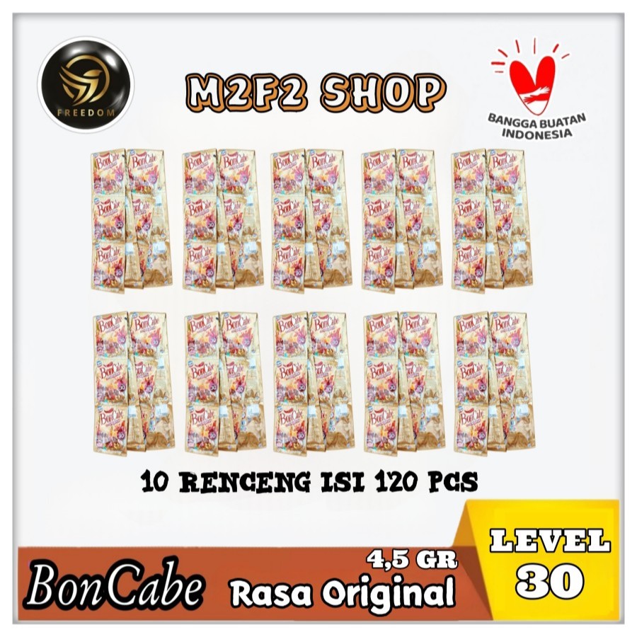 Jual BonCabe Level 30 Sambal Tabur Rasa Original Sachet - 4,5 gr ...