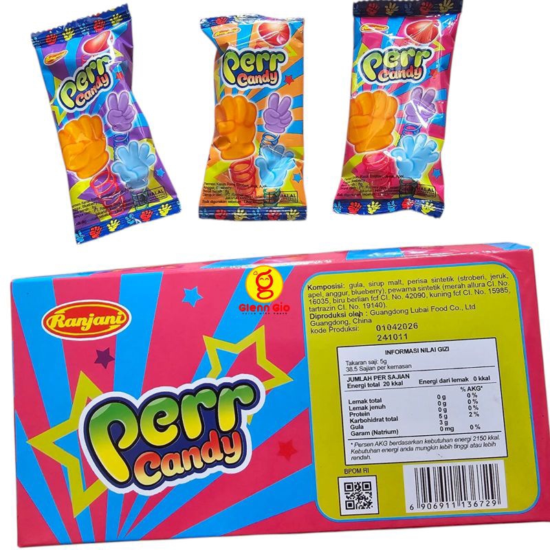 Jual Permen Keras Aneka Rasa Perr Candy Ranjani box isi 24 pcs | Shopee ...