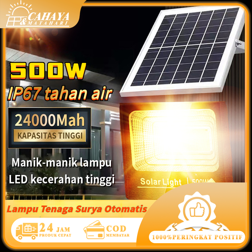 Jual Lampu Tenaga Surya Otomatis lampu panel surya outdoor Baterai ...