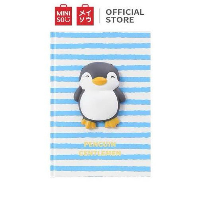 Jual Miniso Stationery Weird Book A5 Hardcover penguin / pinguin buku ...