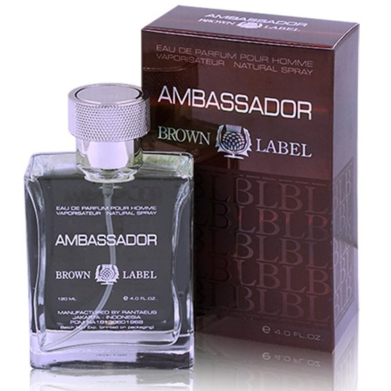 Jual AMBASSADOR Brown Label EDP Parfum 120ml Pria | Shopee Indonesia
