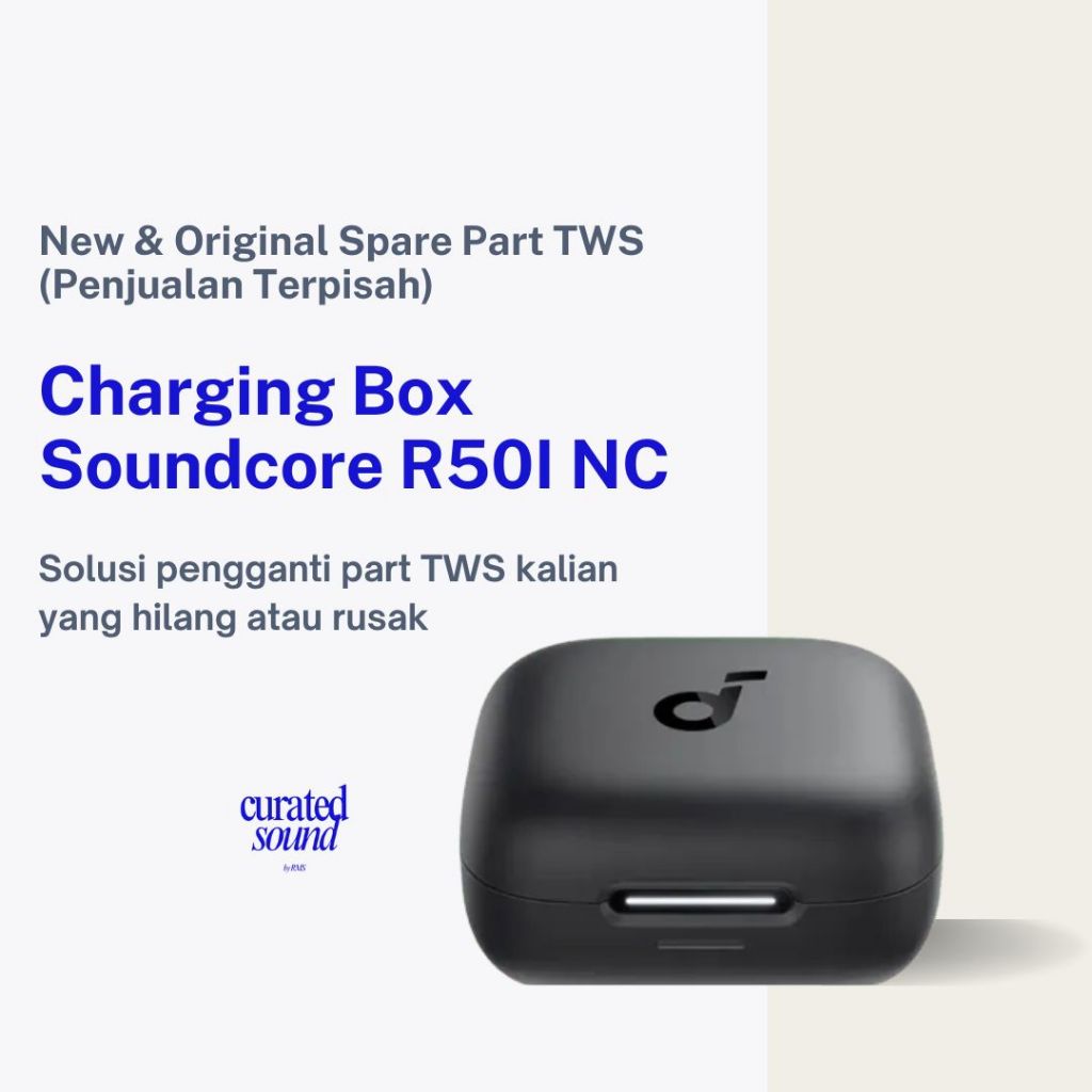 Jual Soundcore R50I NC | SparePart Soundcore R50i NC | Charging Box ...