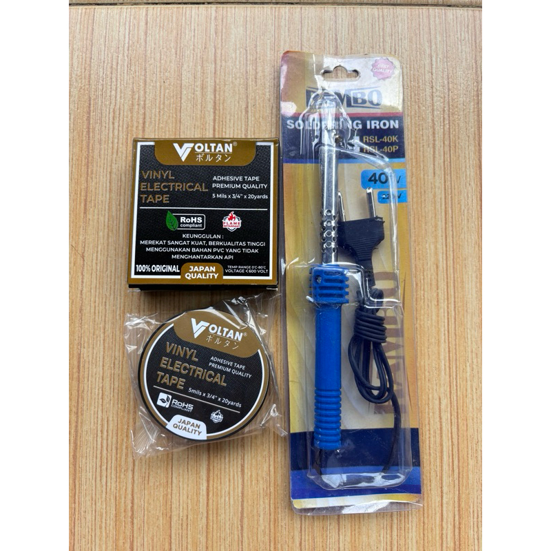Jual Solder listrik rambo/ Solder listrik plus isolasi kabel / Rambo ...