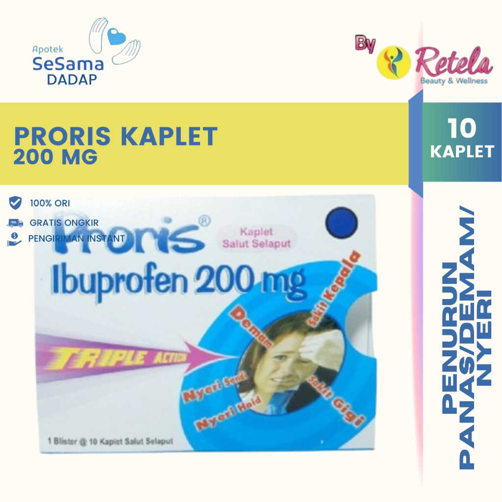 Jual PRORIS IBUPROFEN 10 KAPLET | Shopee Indonesia