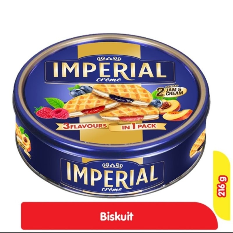 Jual Imperial Creme Biskuit Kaleng 3 Rasa | Shopee Indonesia