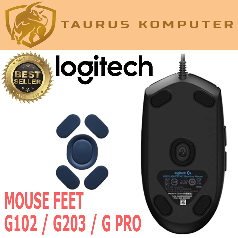 Jual Mousefeet Mouse Feet Replacement Pengganti Alas Kaki Logitech G102 ...