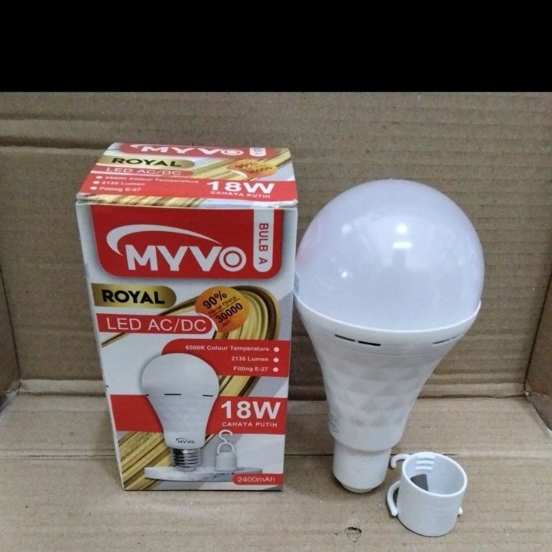Jual LAMPU LED EMERGENCY MYVO ROYAL MAGIC 18WATT+FITTING/LAMPU DARURAT MAGIC | Shopee Indonesia