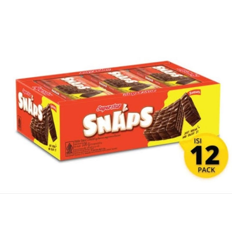 Jual Superstar SNAPS Wafer 336 gr (1 box isi 12 @ 28 gr) | Shopee Indonesia