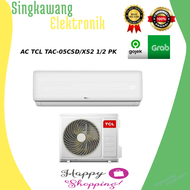 Jual AC TCL TAC-05CSD/XS2 1/2 PK PAKET PEMASANGAN | Shopee Indonesia