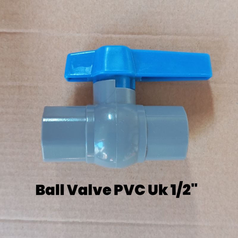 Jual Ball Valve PVS stop keran PVC Ukuran 1/2" | Shopee Indonesia
