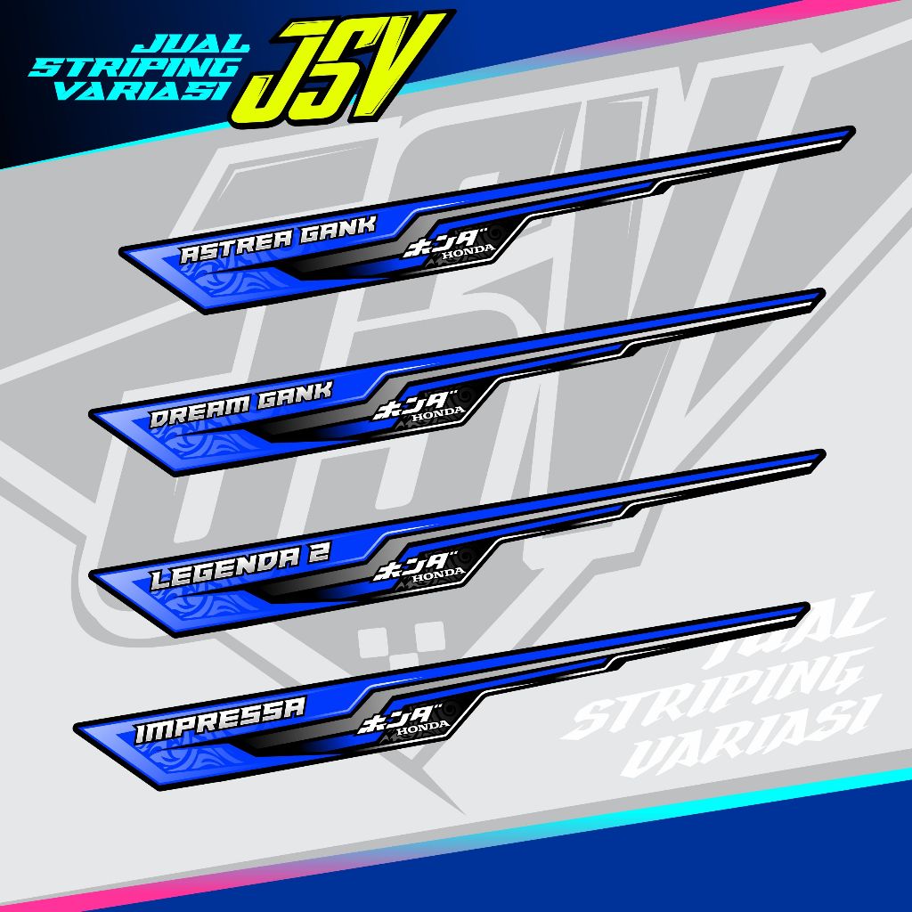 Jual Stiker Motor Honda Astrea Grand Variasi Keren Striping Astrea ...