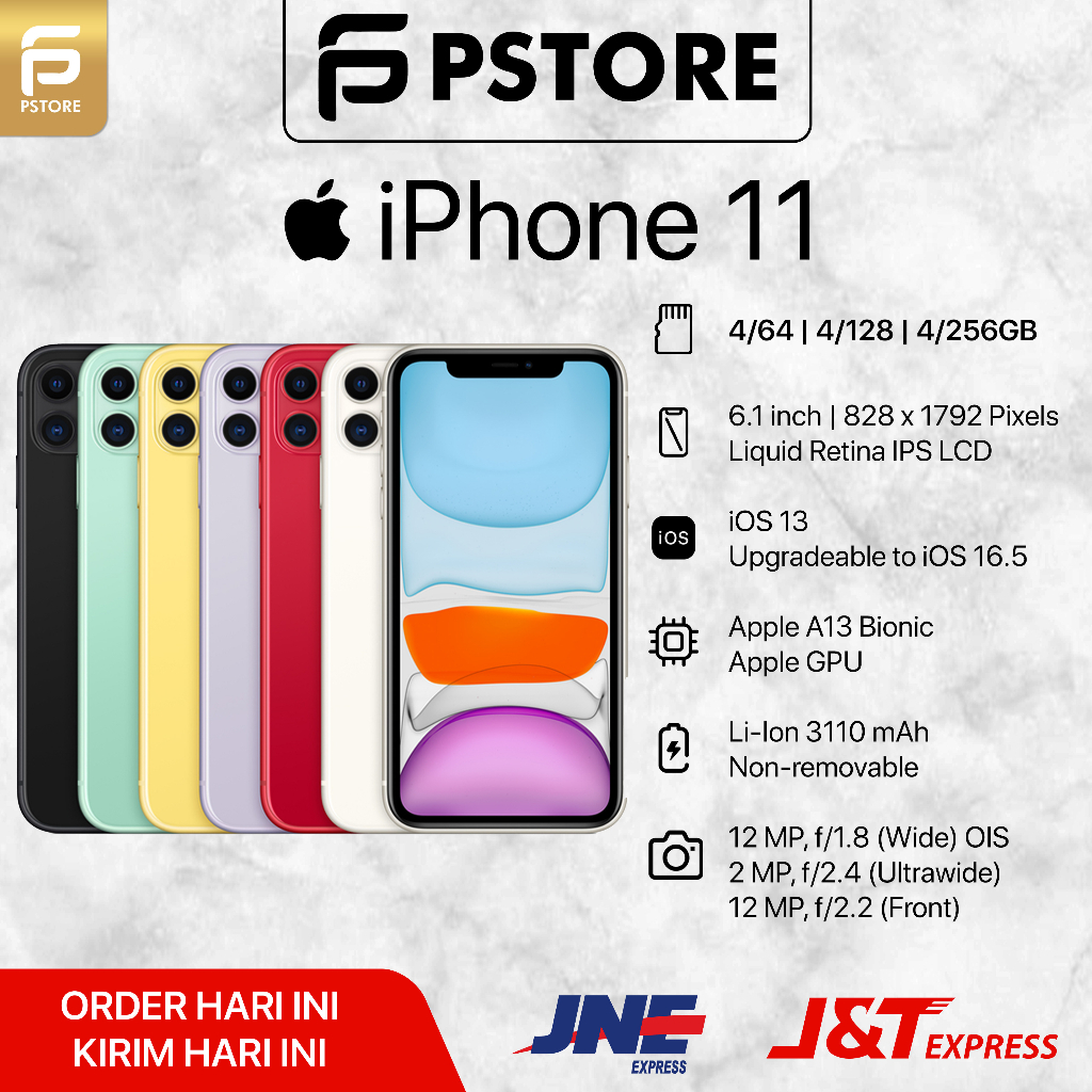 Jual Handphonee 11 128 GARANSI INTERNASIONAL | Shopee Indonesia
