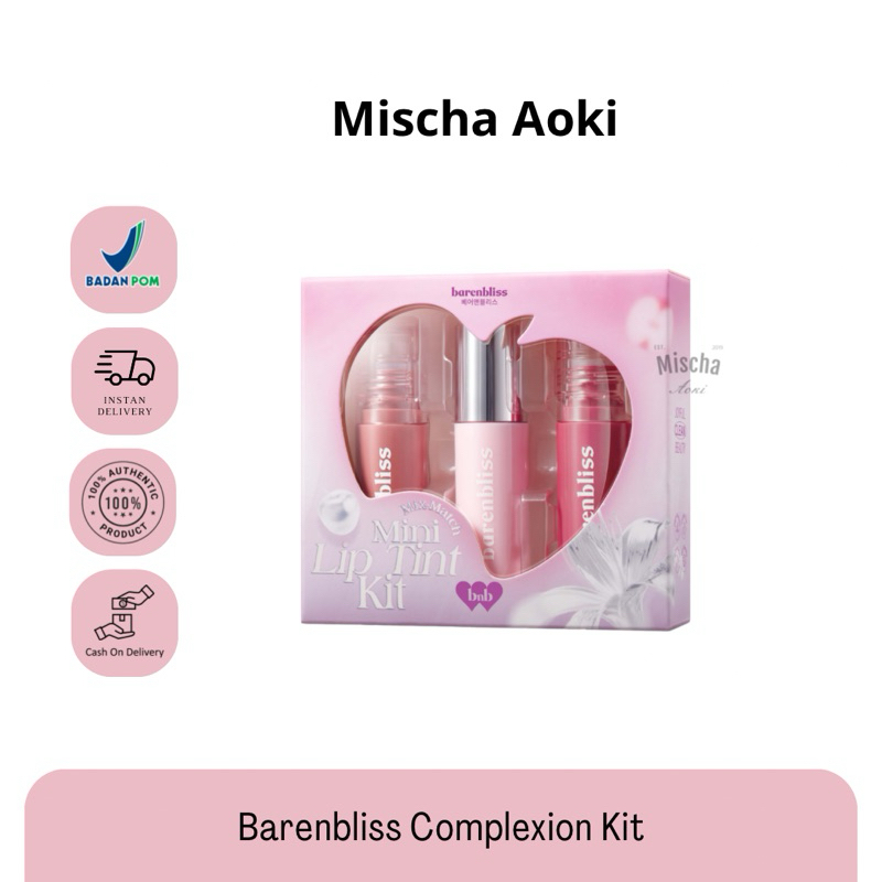 Jual BPOM BNB Barenbliss Peach Punch Lip Tint Kit Mini Holiday Edition ...