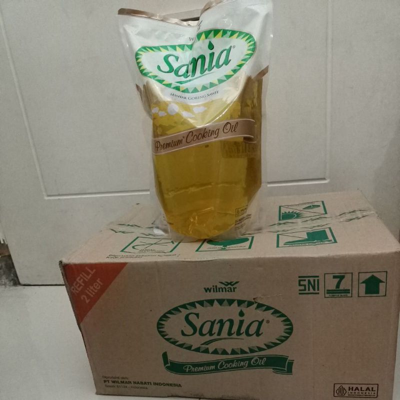 Jual Minyak Goreng Sania 2 Liter (Premium)/1dos @6 pouch | Shopee Indonesia