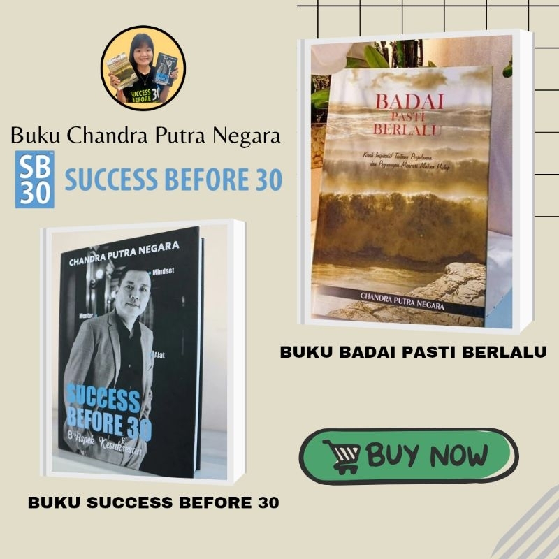 Jual Paket Buku Motivasi Chandra Putra Negara – Success Before 30 ...