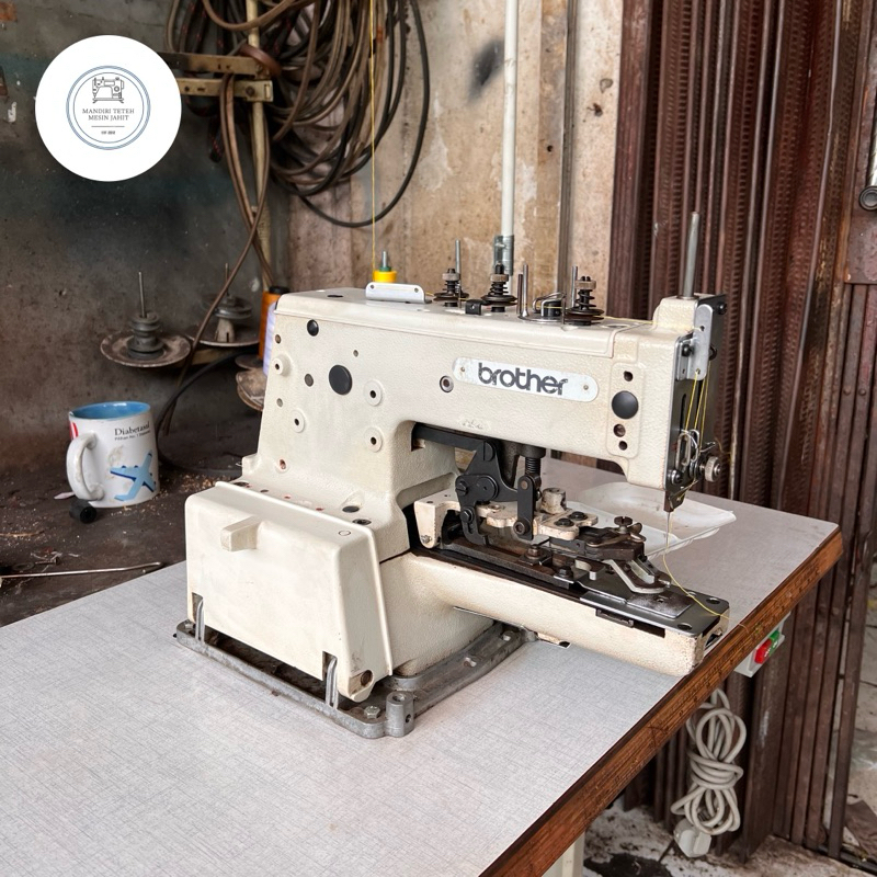 Jual MESIN JAHIT PASANG KANCING BROTHER B-917 KANCING KEMEJA/JAMUR ...