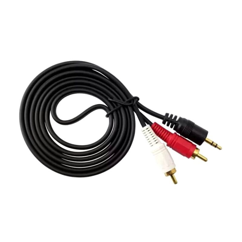 Jual Kabel Audio RCA 2 in 1 Jack 3.5mm Kabel Rca 2in1 || Kabel Jack ...