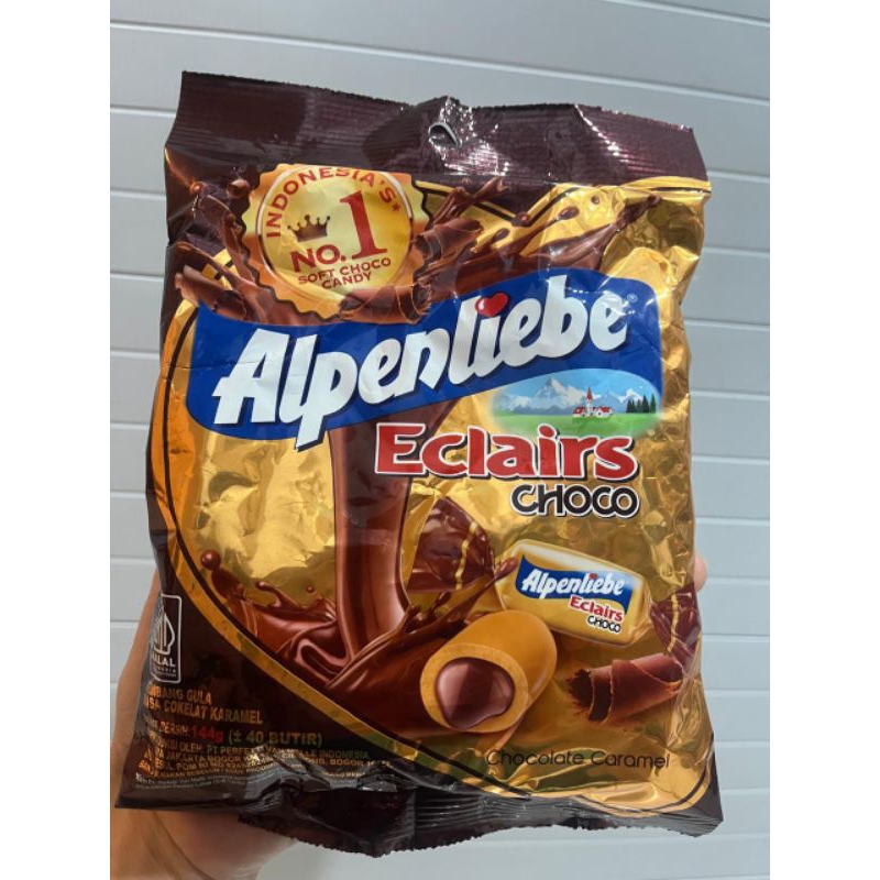 Jual PERMEN ALPENLIEBE ECLAIRS CHOCO ( isi 40pcs ) @144gr | Shopee ...