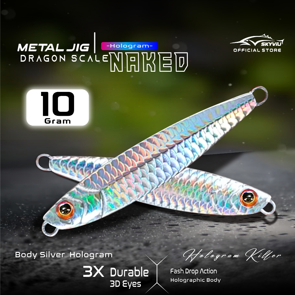 Jual Umpan Micro Jig 10Gram SKYVIU JIGPARA Ultralight UL Casting Killer ...