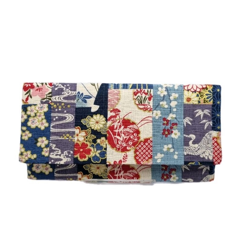 Jual (Swancraft SW-102) HANDMADE JAPANESE LONG WALLET JAPANESE COTTON ...