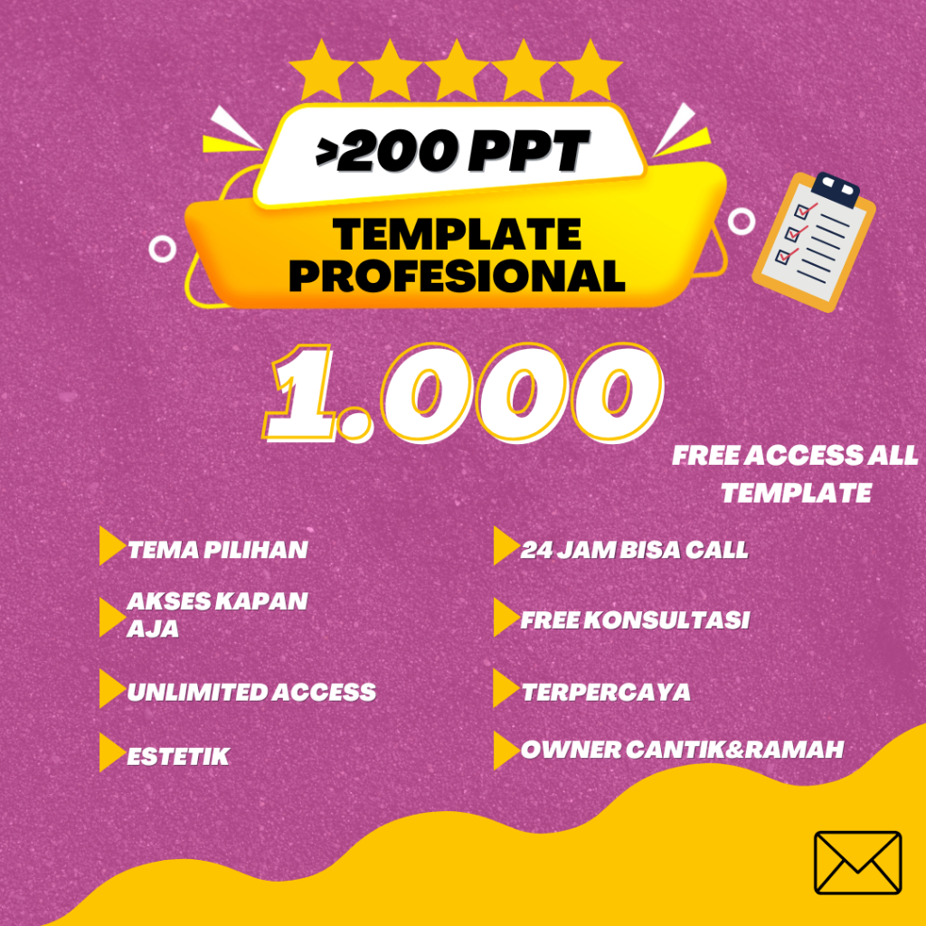 Jual TEMPLATE PPT 200 POWER POINT PROFESIONAL ESTETIK BAGUS BEBAS AKSES | Shopee Indonesia