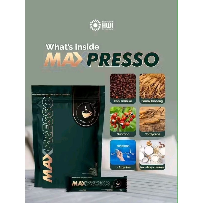 Jual Maxpresso Coffee stamina hwi | Shopee Indonesia