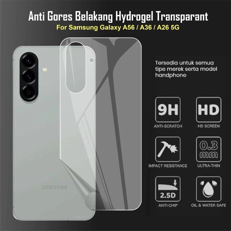 Jual Anti Gores (Belakang)Anti Jamur Samsung A36 A56 A26 A06 5G | Shopee Indonesia