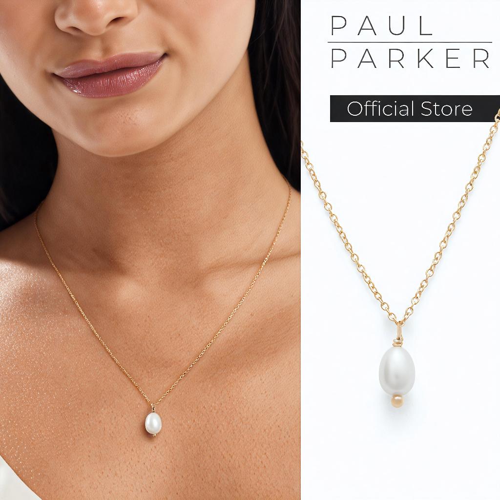 Jual Paul Parker Isla Kalung Mutiara Air Tawar 18ct-Pearl Necklace Gold ...