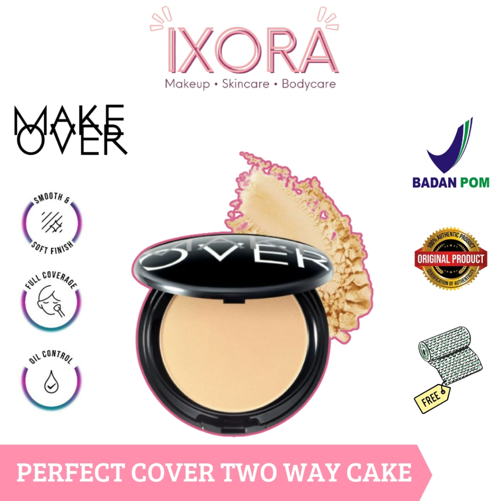 Jual Make Over Perfect Cover Two Way Cake - TWC - Full - Refill - Bedak ...