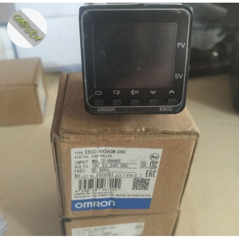 Jual DIGITAL CONTROLLER OMRON type : E5CC-RX3ASM-000 input multi-range ...