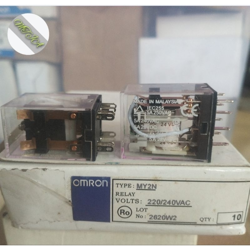 Jual OMRON TYPE: MY2N RELAY VOLTS: 220/240VAC | Shopee Indonesia